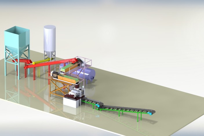 COAL BRIQUETTING PLANT - - 3D CAD model - GrabCAD