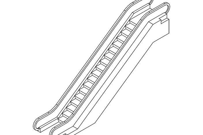 Escalator - Rhino - 3D CAD model - GrabCAD