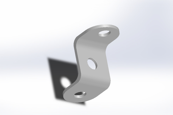 Reverse Angle Bracket - SOLIDWORKS - 3D CAD model - GrabCAD