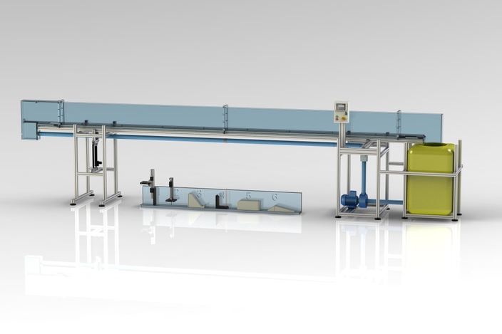 Transparent Water Flow Channel