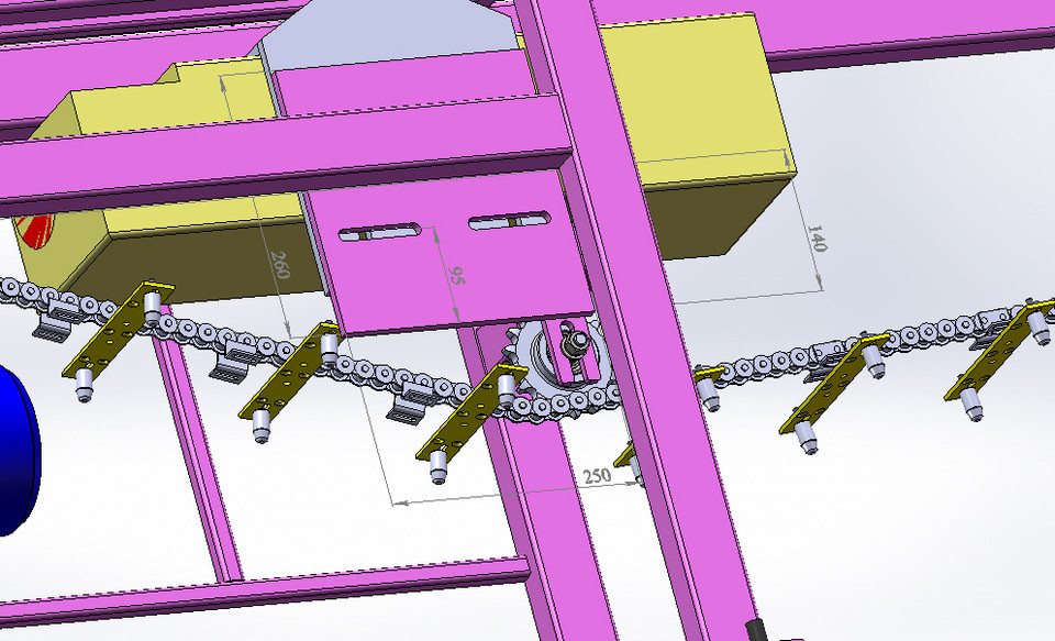 stepping conveyor | 3D CAD Model Library | GrabCAD