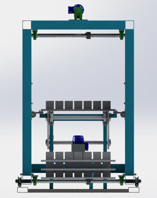 PALLET STACKER MACHINE | 3D CAD Model Library | GrabCAD