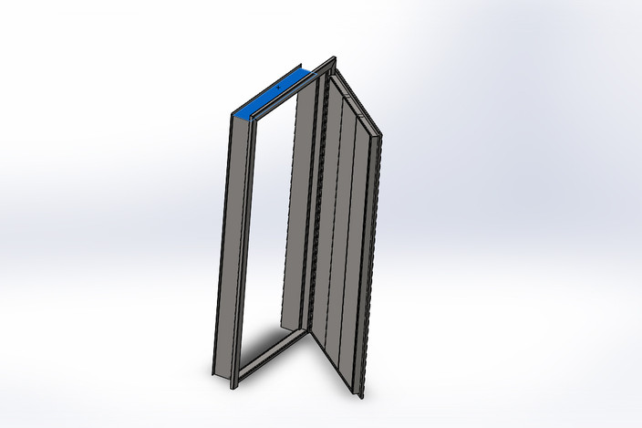door(sheet metal only) - - 3D CAD model - GrabCAD