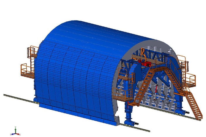Tonnel formwork - SOLIDWORKS - 3D CAD model - GrabCAD