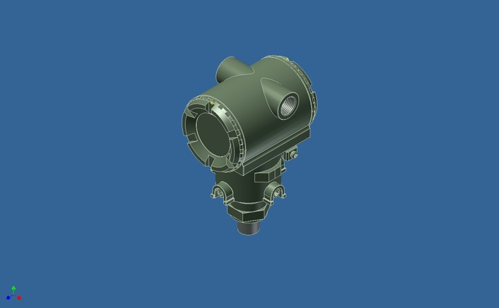 Yokogawa Pressure transmitter - Autodesk Inventor, STL - 3D CAD model ...
