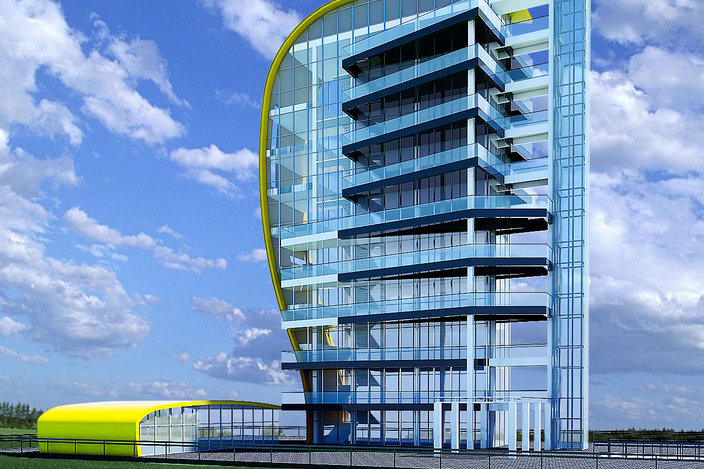 Tower building project - SketchUp - 3D CAD model - GrabCAD