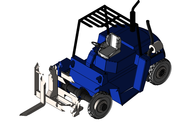 Forklift | 3D CAD Model Library | GrabCAD