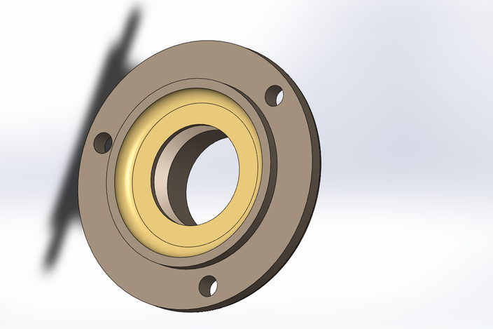 Fixed bearing cup - SOLIDWORKS - 3D CAD model - GrabCAD