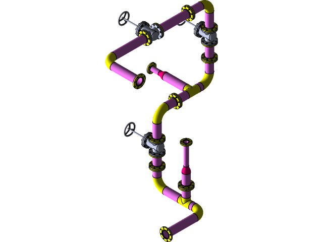 Piping | 3D CAD Model Library | GrabCAD