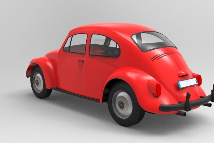 Vw beetle Render - SOLIDWORKS, Other - 3D CAD model - GrabCAD