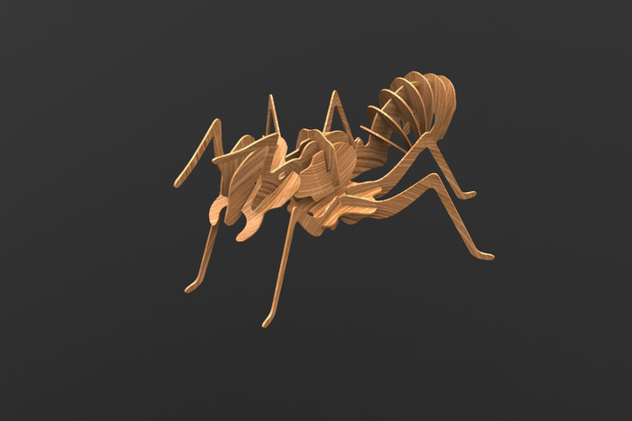 Wood Ant - STEP / IGES, SOLIDWORKS - 3D CAD model - GrabCAD