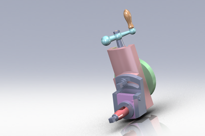Tool head of shaping machine - SOLIDWORKS - 3D CAD model - GrabCAD
