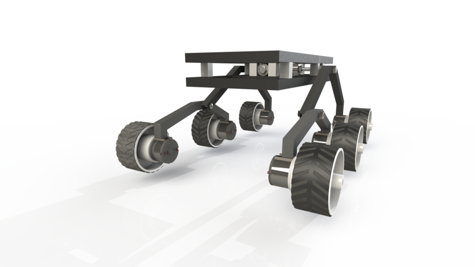 (NASA DESIGNED) Rocker Bogie Rover | 3D CAD Model Library | GrabCAD
