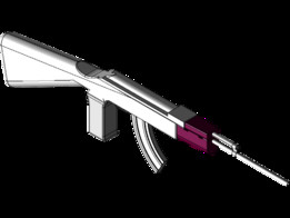 AK47 Grip 3D CAD Files 1:1 Scale STL STEP SKP IGES 3MF, 09/06/2023