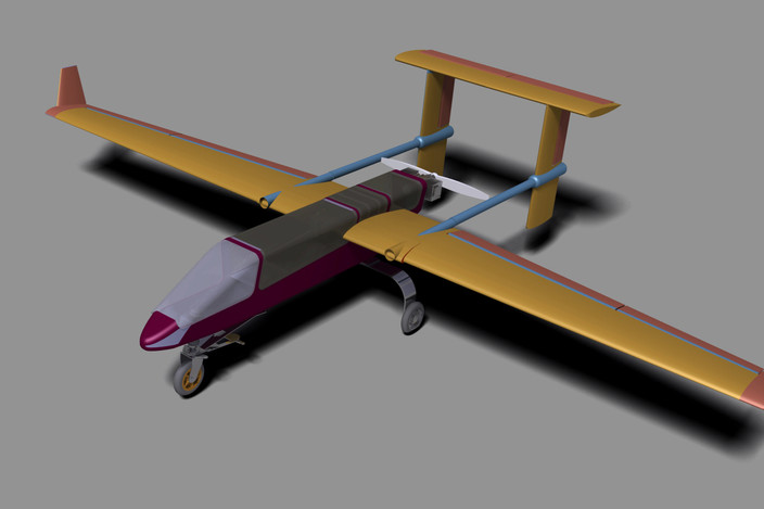 UAV project with students - CATIA, STEP / IGES, Other - 3D CAD model ...