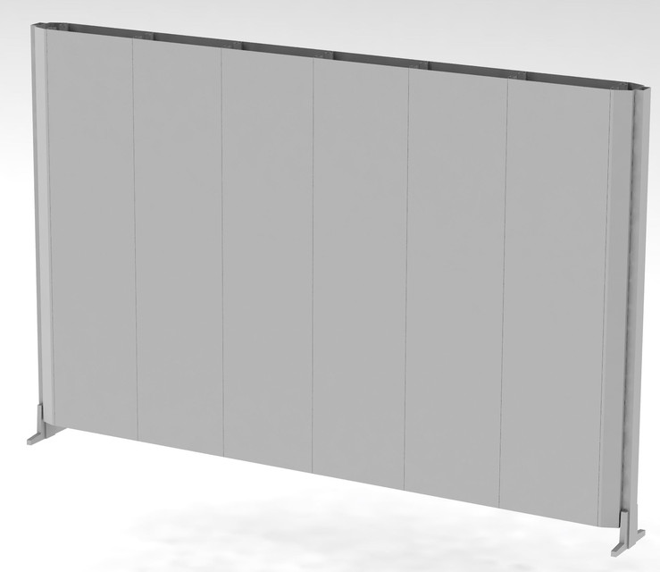 Horizontal Metal Wall Panels Cad Block