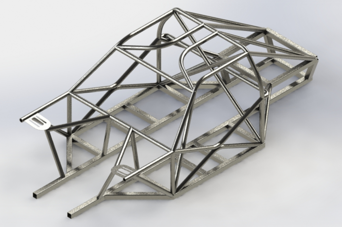 Space Frame Chassis - - 3D CAD model - GrabCAD