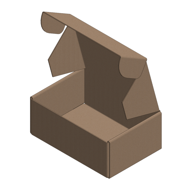 Cardboard Box | 3D CAD Model Library | GrabCAD
