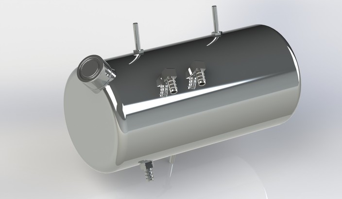 Oil Tank Assembly - STL, STEP / IGES, SOLIDWORKS - 3D CAD model - GrabCAD
