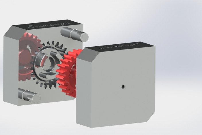Spur Gear Mold - SOLIDWORKS - 3D CAD model - GrabCAD