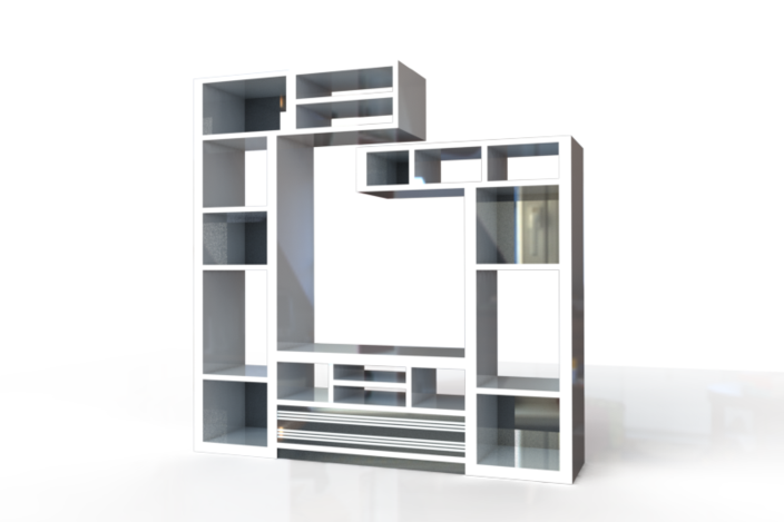 Tv Cabinet - SOLIDWORKS - 3D CAD model - GrabCAD