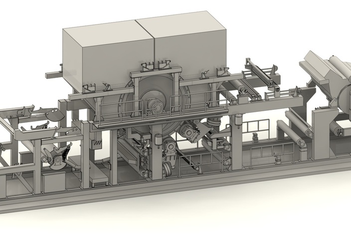 paper machine - - 3D CAD model - GrabCAD