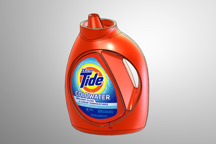 Tide Bottle - SOLIDWORKS - 3D CAD model - GrabCAD