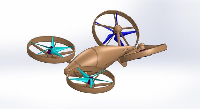 Quad Copter - SOLIDWORKS - 3D CAD model - GrabCAD