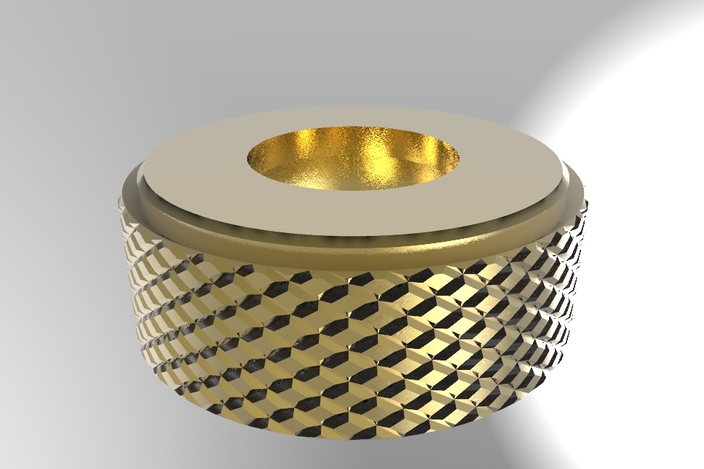 knurling roller - NX - 3D CAD model - GrabCAD