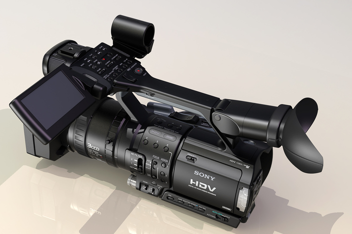 Sony HVR Z1U Hi-Def Camcorder - SOLIDWORKS, Other - 3D CAD model - GrabCAD