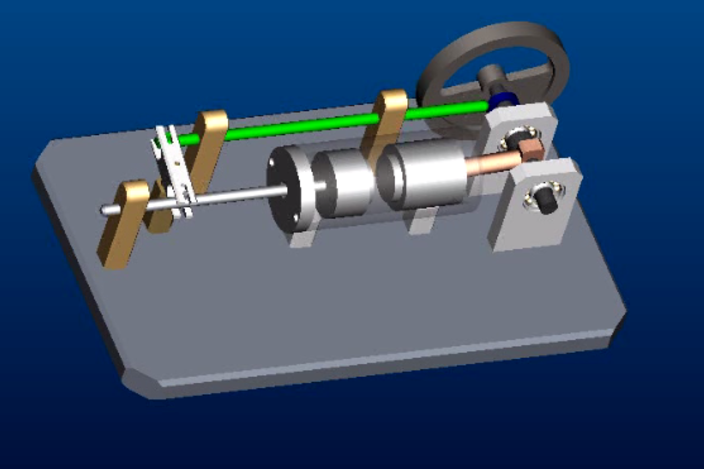 Magnetic Piston College projects - Powermill, Pro/Engineer Wildfire ...