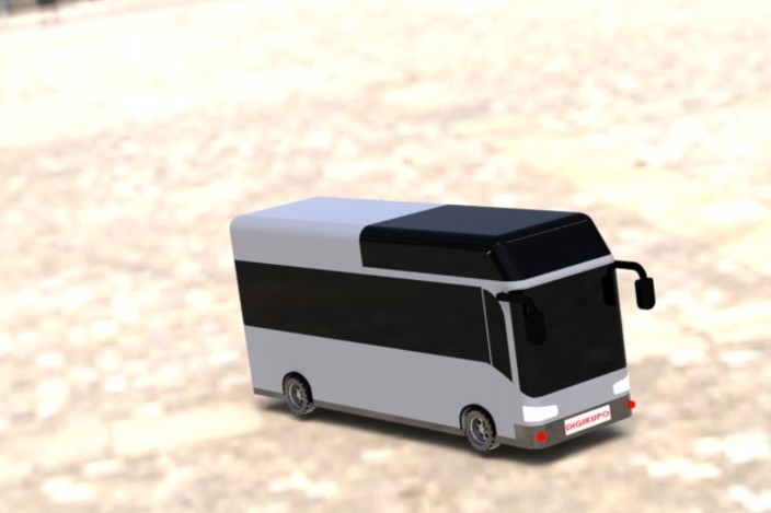 new white bus toys - SOLIDWORKS - 3D CAD model - GrabCAD
