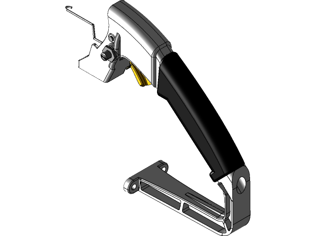 Handle (Stihl Contra) | 3D CAD Model Library | GrabCAD