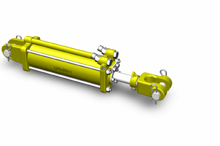 Lvdt Hydraulic Cylinder With Built In