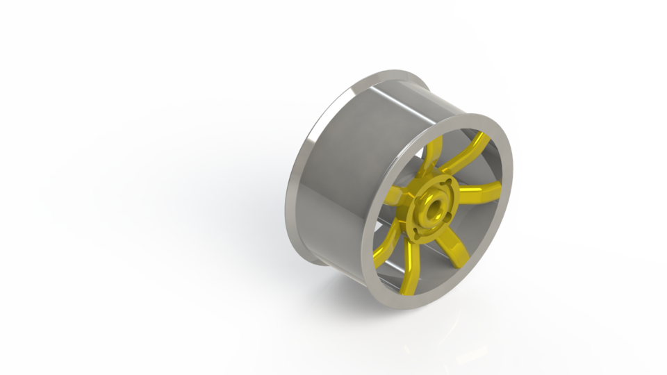 1 64 Scale Rim 3D CAD Model Library GrabCAD