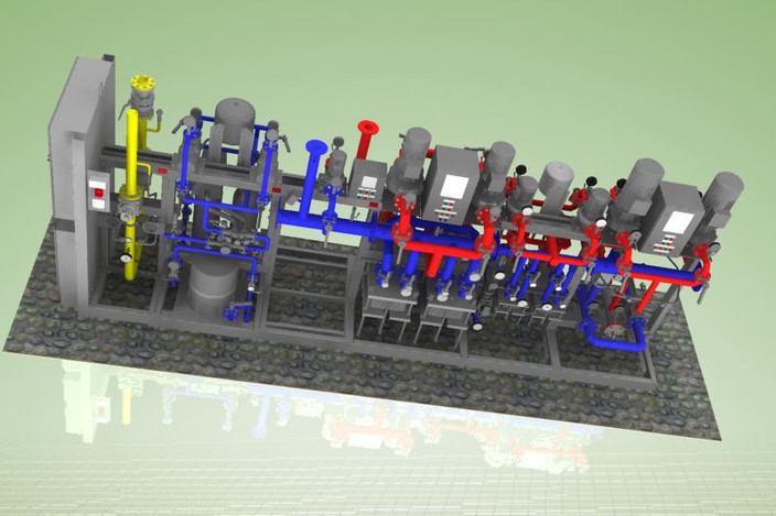 Modular boiler equipment. - Autodesk Inventor - 3D CAD model - GrabCAD