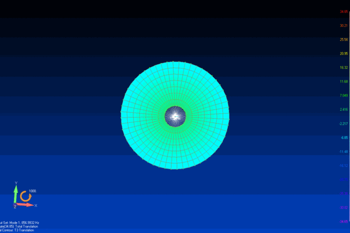 Femap Nonlinear Static Analysis 3d Cad Model Grabcad