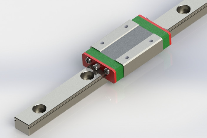 HiWin MGN 12H linear guide - STEP / IGES, SOLIDWORKS - 3D CAD model ...