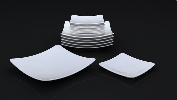 Designer Kitchenware - Plate - STL, SOLIDWORKS - 3D CAD model - GrabCAD