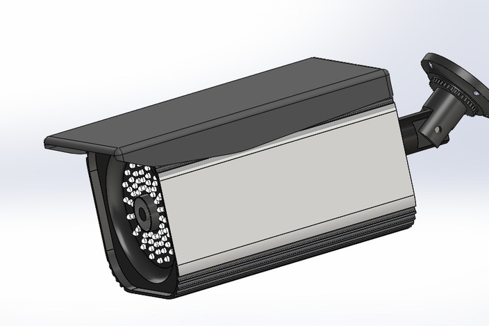 Security Camera - SOLIDWORKS - 3D CAD model - GrabCAD