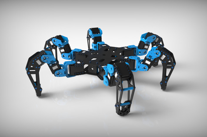 PhantomX Hexapod Mark II - STEP / IGES, SOLIDWORKS - 3D CAD model - GrabCAD