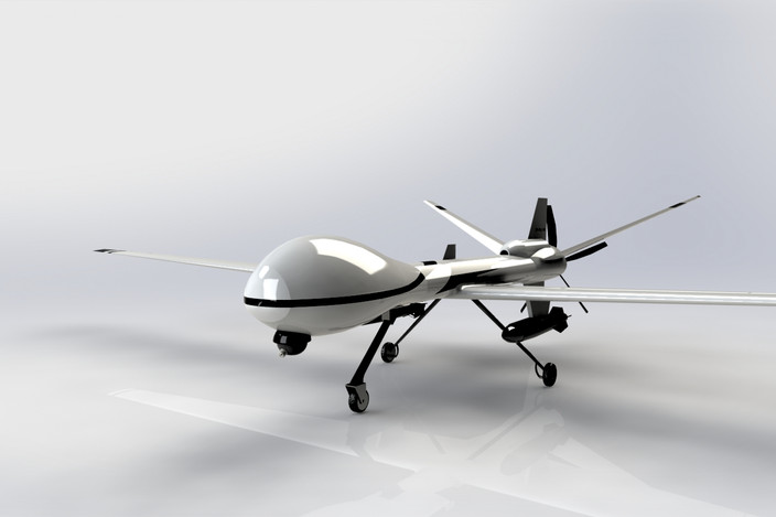 Drone Reaper - SOLIDWORKS - 3D CAD model - GrabCAD