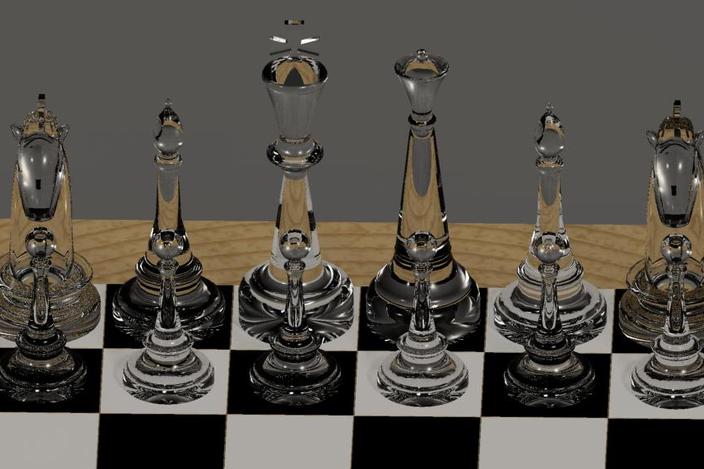 Chess Board and Coins - STEP / IGES - 3D CAD model - GrabCAD