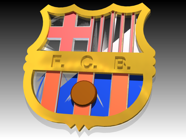 Barca logo 3D - Imagui
