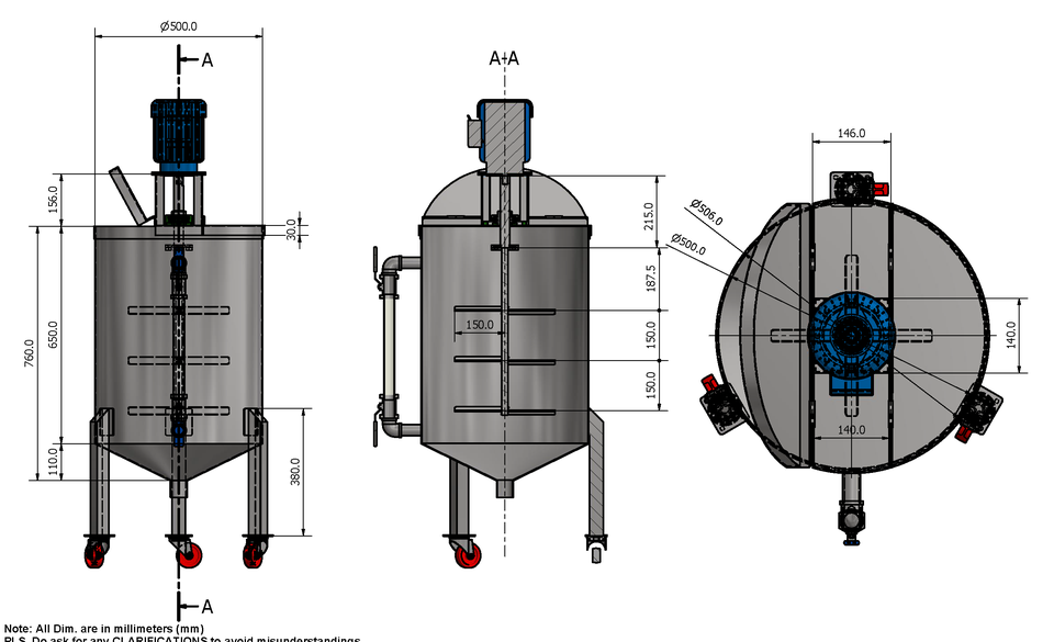 Mixing Tank Height Controller Block Diagram Free Cad Designs
