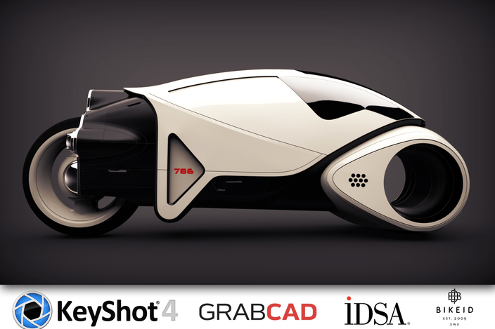 Flynn's light cycle by Christian Blencke