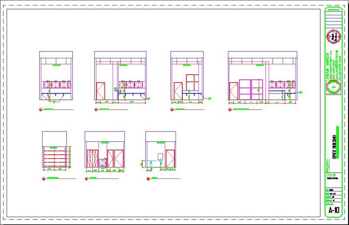 Office Interior Elevation