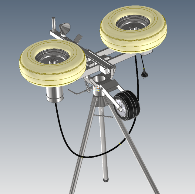 Football throwing machine | 3D CAD Model Library | GrabCAD