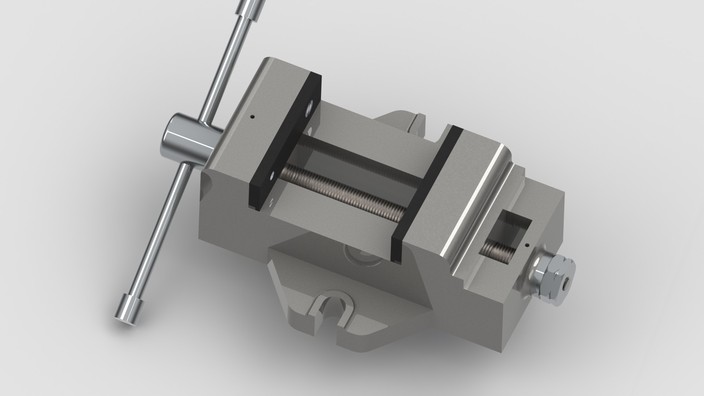 Machine Vice - SOLIDWORKS - 3D CAD model - GrabCAD