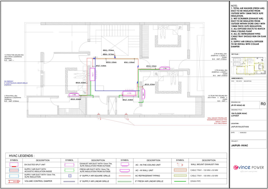 VRF System Design for Bungalow | 3D CAD Model Library | GrabCAD